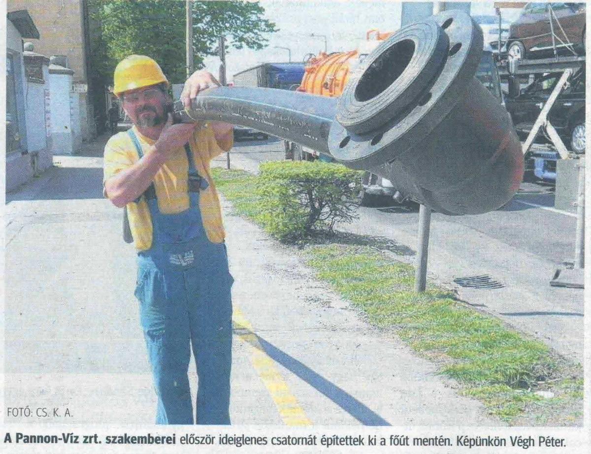 Köszönjük türelmüket, kész a csornai csatornarekonstrukció! - PANNON ...