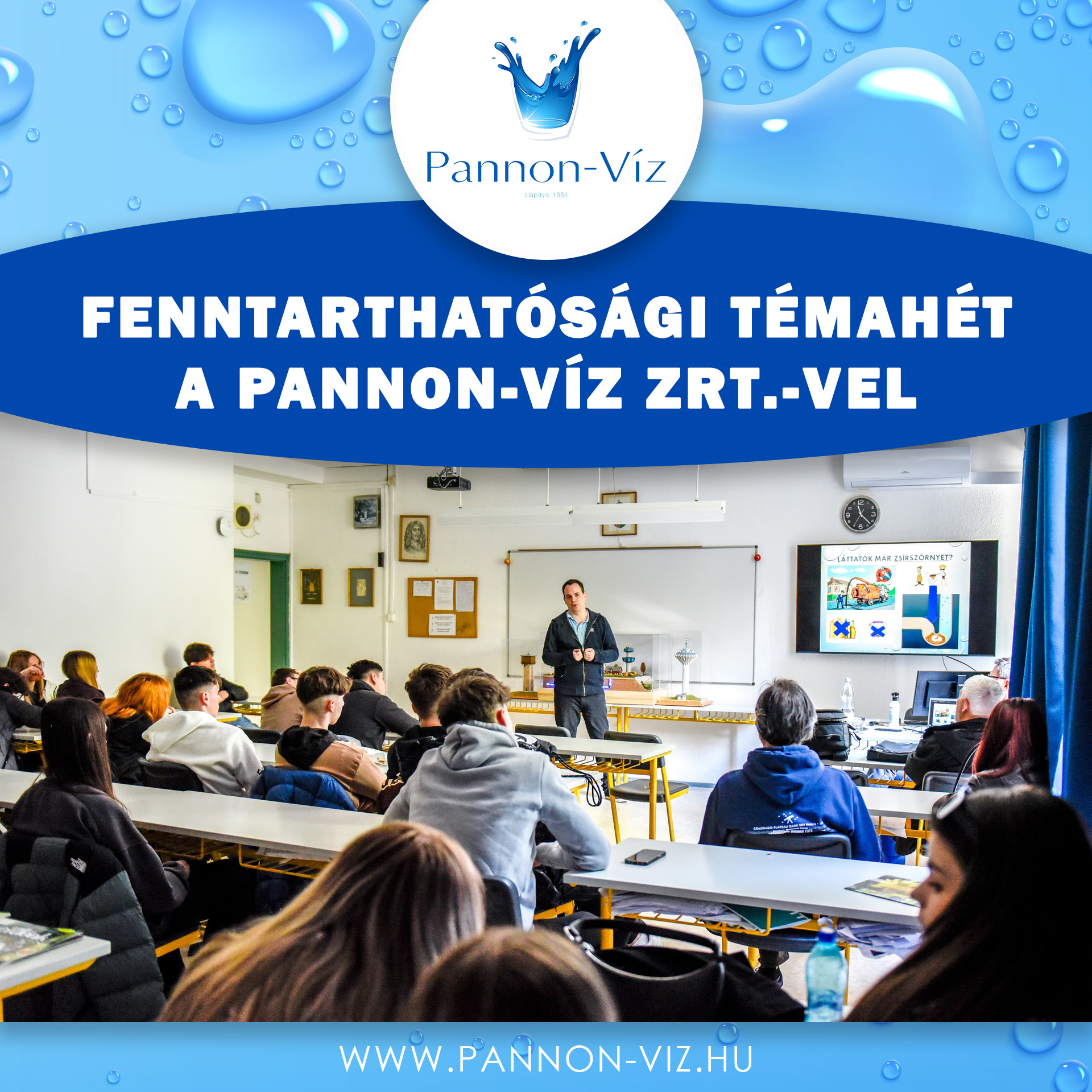 Fenntarthatósági témahét a Pannon-Víz Zrt.-vel - PANNON-VÍZ Zrt.